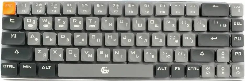 Клавиатура беспроводная Gembird KBW-7 Bluetooth, USB серая