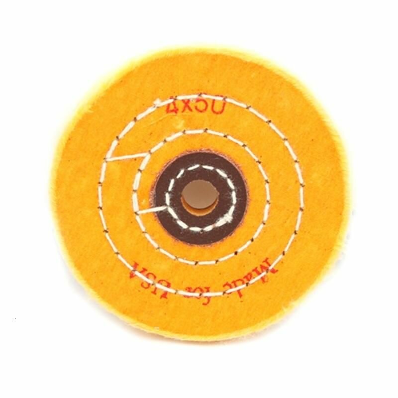 Эффективный хлопковый полировальный круг для мотоциклов, - отверстие 4 дюйма 16 мм