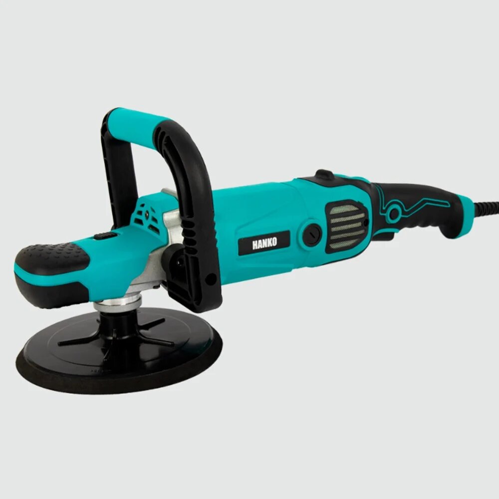 Машинка полировальная угловая электрическая вращательная Hanko RO-800 с подошвами 150 мм и 180 мм RO-800H