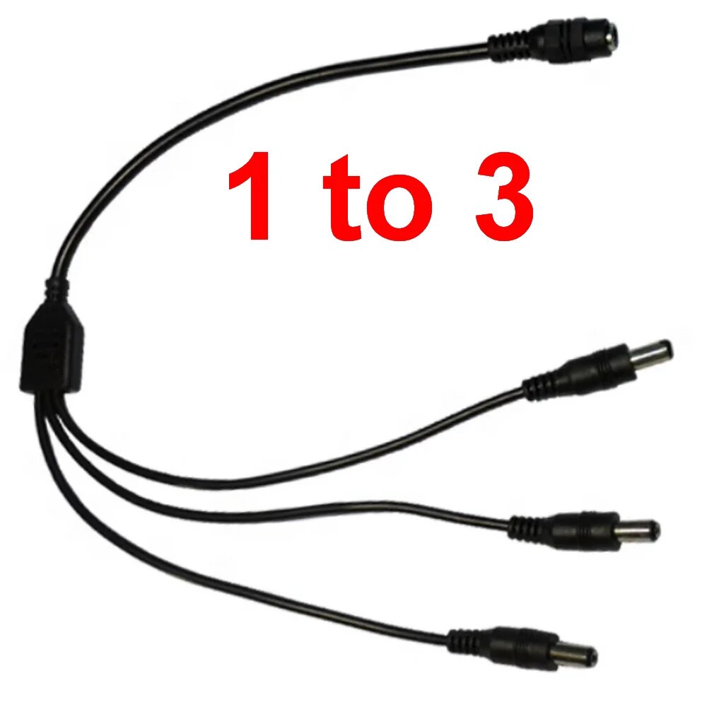 Блок питания для гитарных педалей RRZC CY-150360 9В 1А 1 to 3 cable