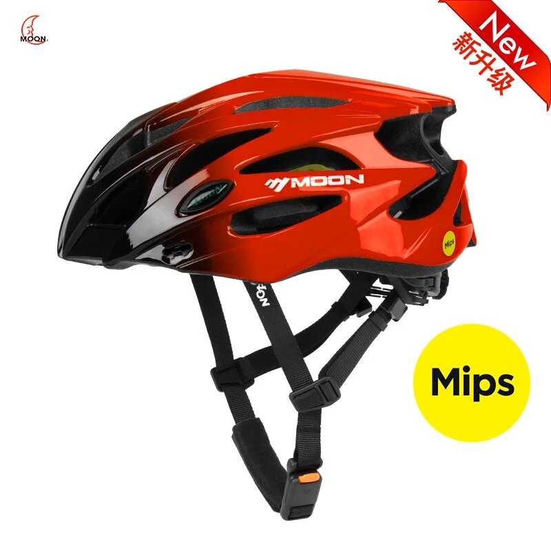 MOON Велосипедный шлем MIPS красный для взрослых Красный, L 58-61cm, Red