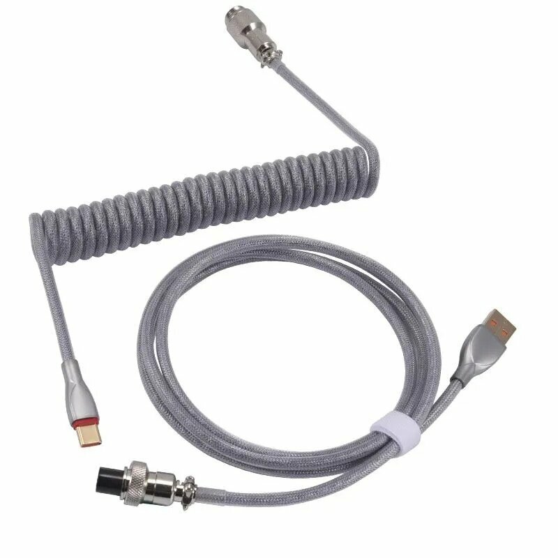 Bravace Кабель для подключения периферийных устройств USB Type-C/USB 3.0 Type-A, 1.8 м, серый