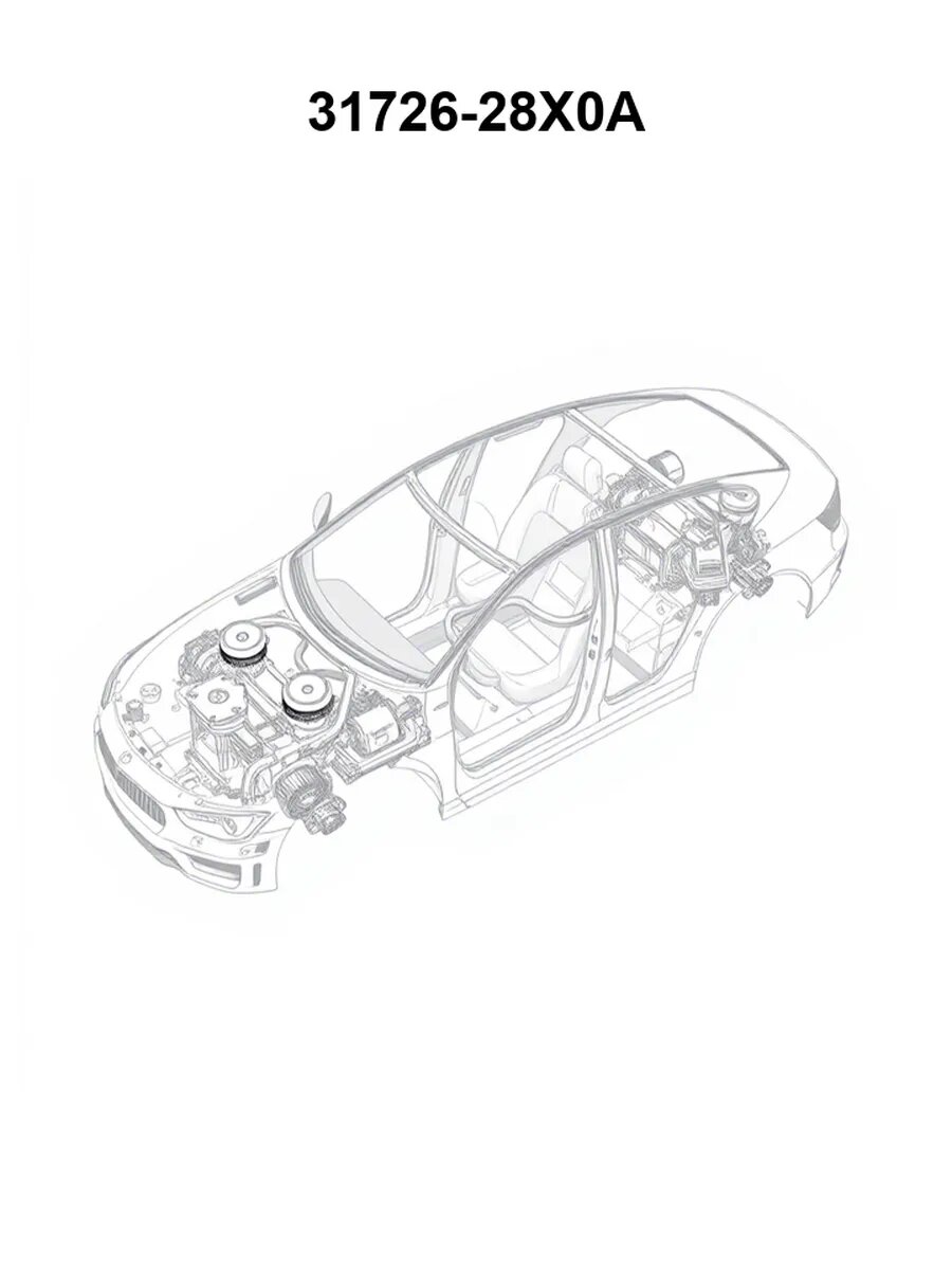 3172628X0A, Фильтр акпп NISSAN