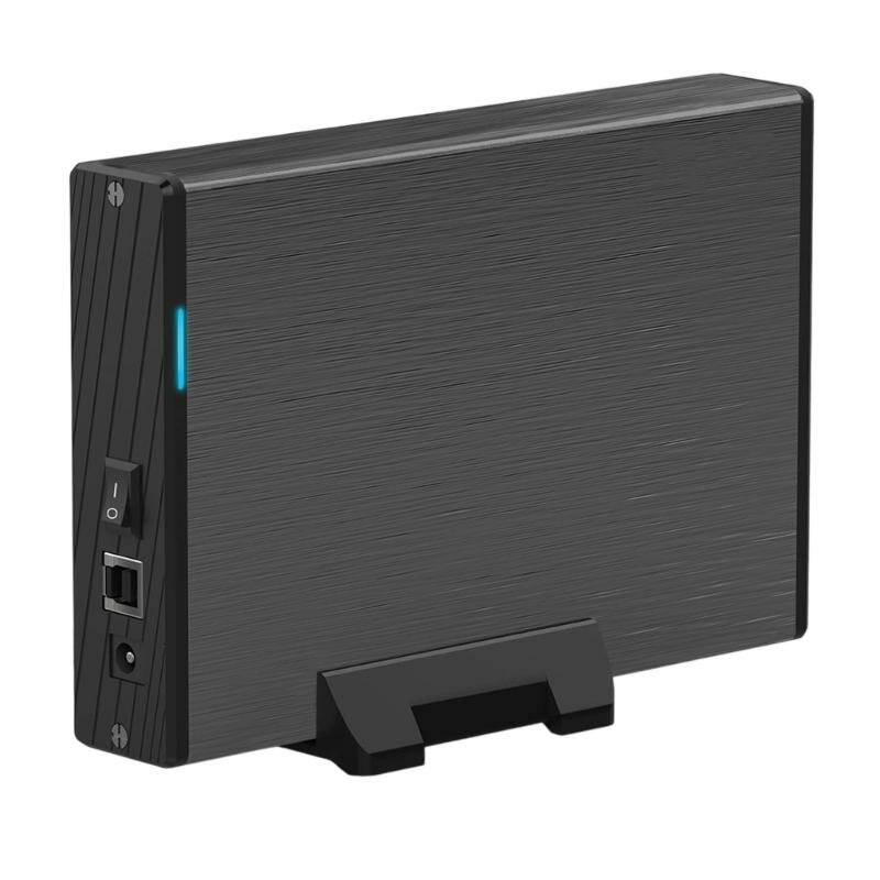 Вертикальный внешний корпус для HDD 3.5", USB 3.0, с адаптером SATA, до 16 ТБ