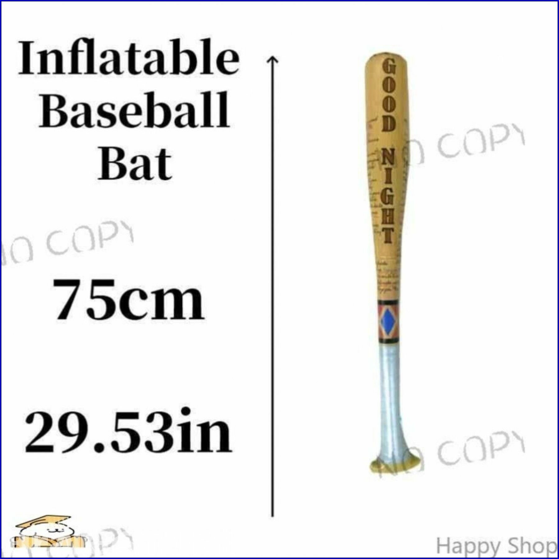 Веселые и интерактивные надувные атрибуты для детских фестивалей Надувная бейсбольная бита "Good Night", Харли Квинн.