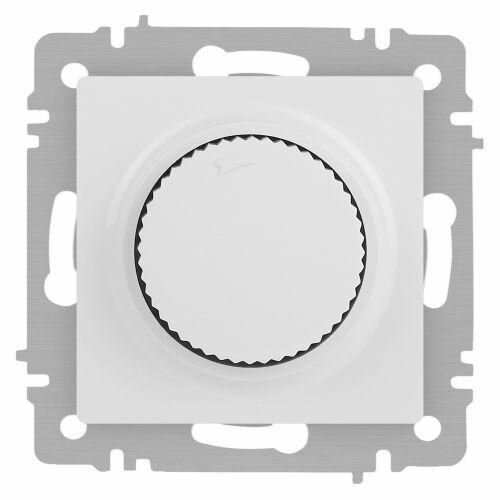 Светорегулятор поворотный СП Accent 6-401-01М 600Вт 230В IP20 бел. матов. Intro Б0063671