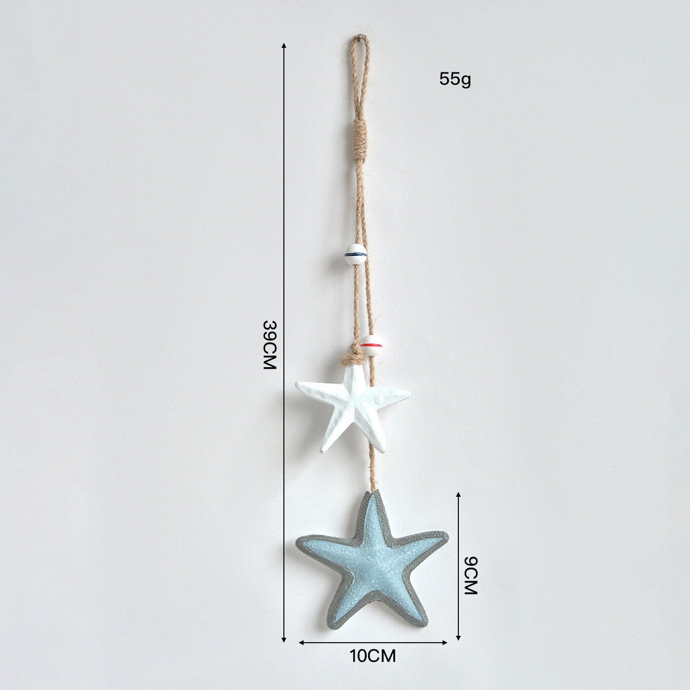 Новая средиземноморская декорация, морская звезда, маленькая рыбка, подвесное украшение, деревянная рыбка, декор для штор, декор для рыболовной сети, океанская подвеска