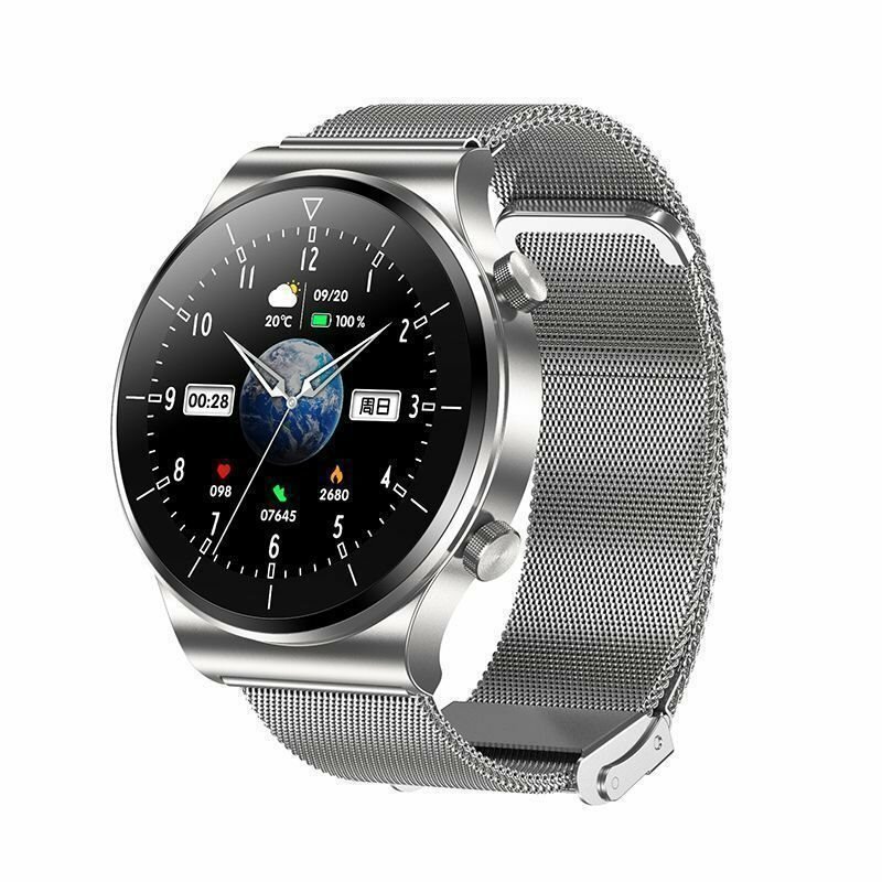 Умные часы Вызов по Bluetooth Шагомер для упражнений Проверка работоспособности GT3, нерж. сталь, false, Bluetooth,5.1,1.46, false, таймер, календарь,550, TFT, круг