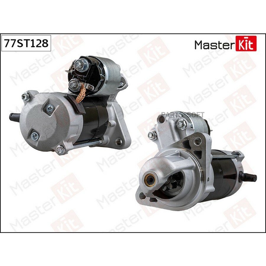 Стартер 1,0kW SUBARU Justy III / SUZUKI Swift IV, SX4 (EY, GY) от официального дистрибьютора, MASTERKIT, артикул 77ST128