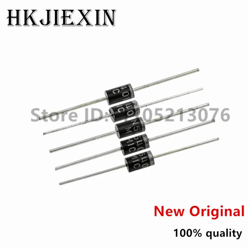 Набор диодов 1N5408 1N5404 1N5401 1N5822 1N5818 UF5408 UF5402 6A10 10A10 DO-27 20шт 1N5401 20Pcs