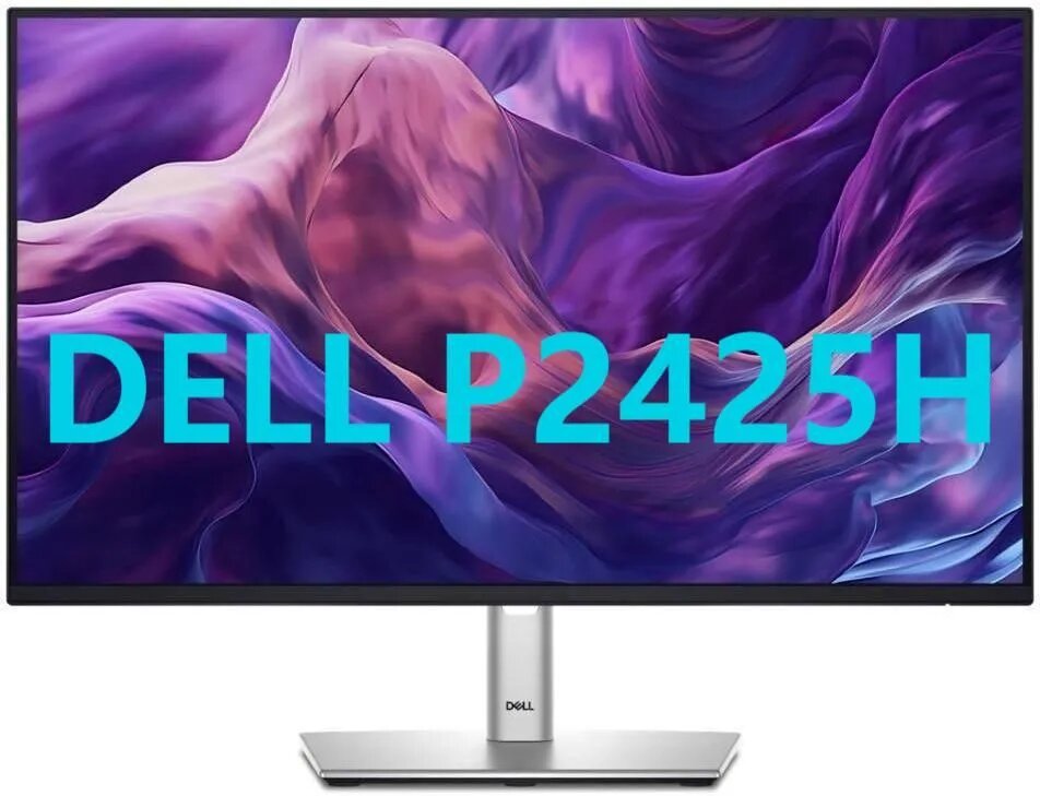 Dell 23.8" Монитор P2425H, серебристый