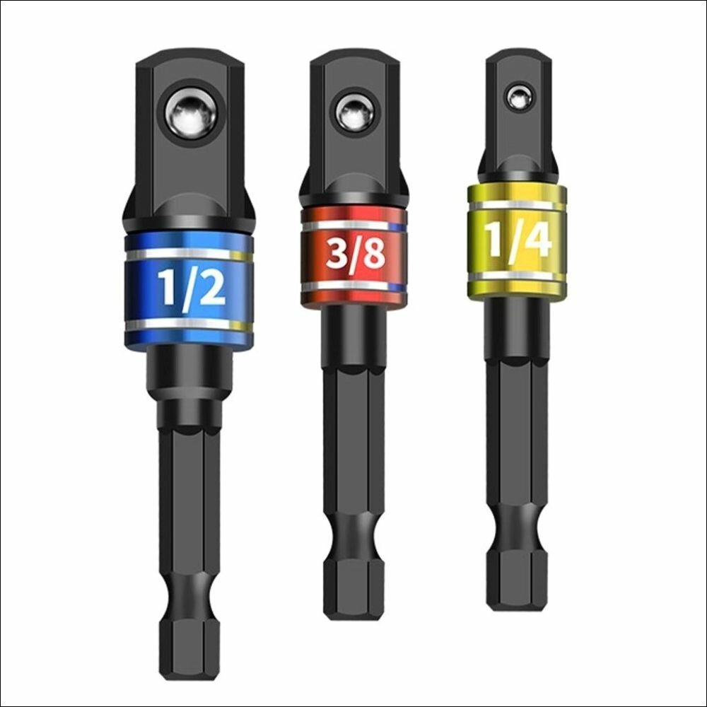 Переходники для сверл с ударным удлинителем 1/4 дюйма 3/8 1/2