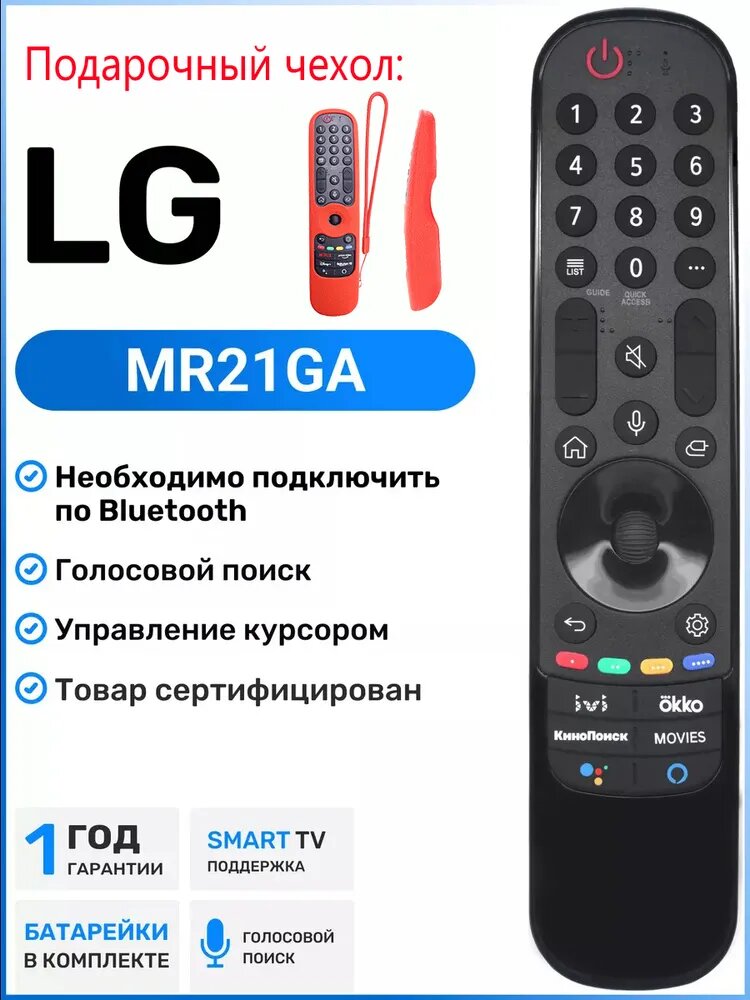 Пульт для LG MR21GA (AKB76036208) для телевизора LG