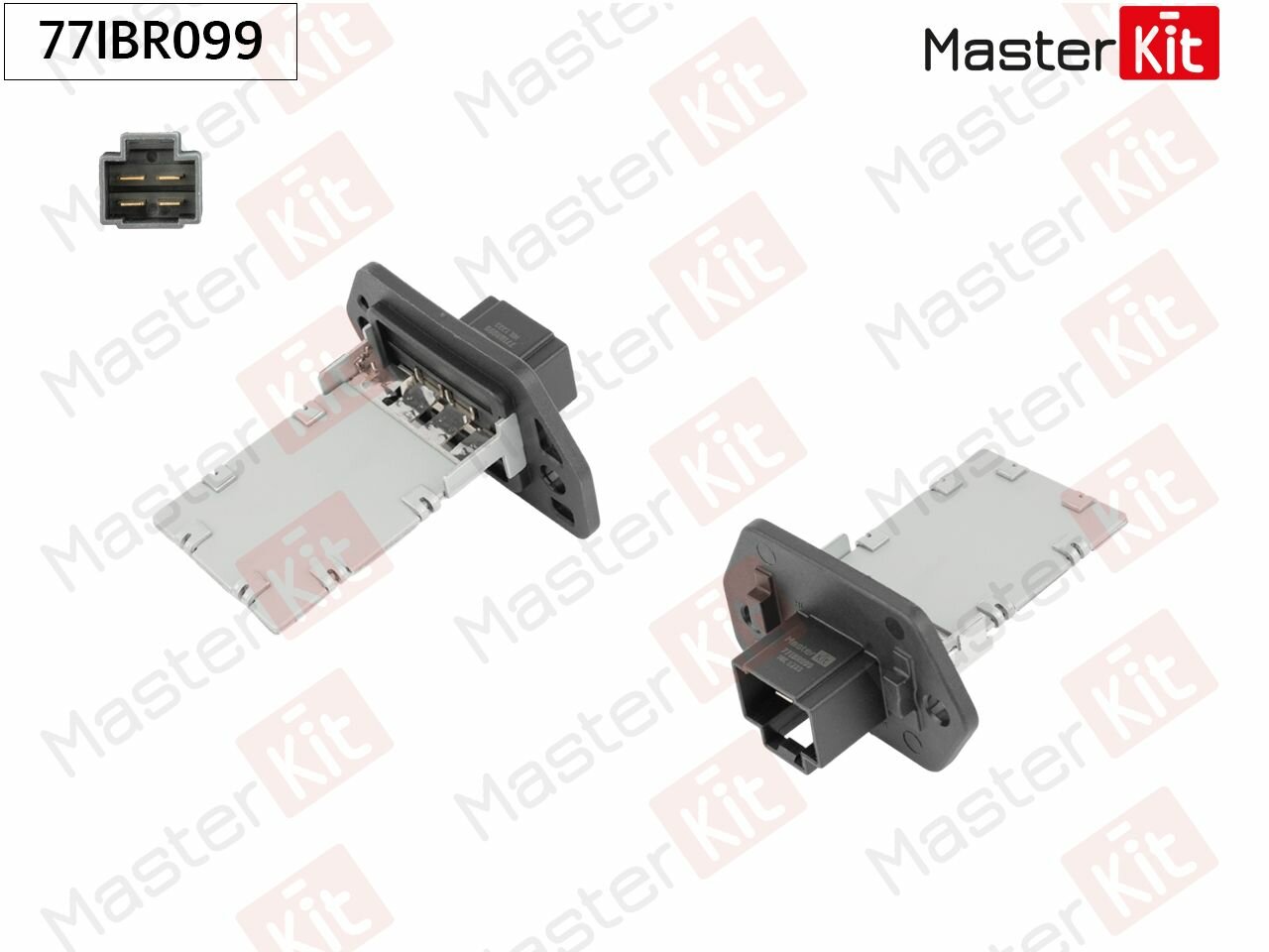 Резистор вентилятора Nissan ALMERA, Classic B10 2006 - MasterKit 77IBR099