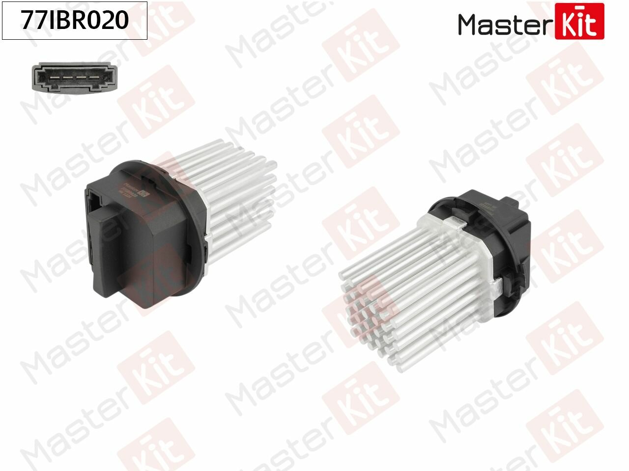 Резистор вентилятора Citroen C3 II SC/C4 I LC/C5 III RD 2004 - MasterKit 77IBR020