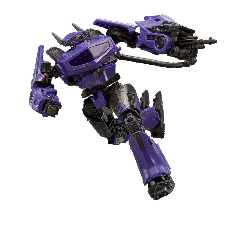 Трансформер Шоквейв 110 из серии Transformers Studio, высотой 16.5 см, пластик, фиолетовый/черный — фото 1