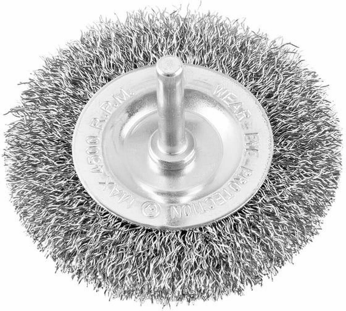 Кордщетка MONOGRAM арт. 106-885, сталь, для дрели, диаметр 75 мм