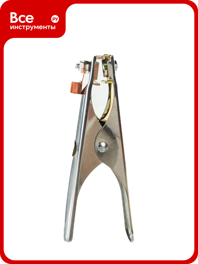 Зажим массы Пластина SKRAB 27621, пружинный зажим для высоких токов, металлосильный элемент промышленного применения