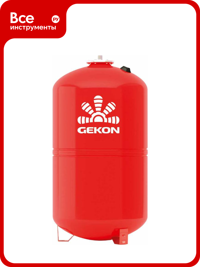 Бак мембранный для отопления GEKON WRV80 GKB0140120, углеродистая стальная конструкция, вертикальный тип