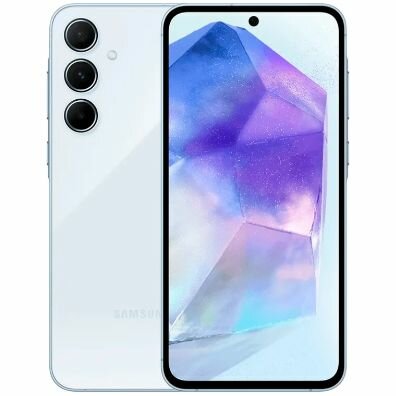 6,6" Смартфон Samsung Galaxy A55 8 Гб/128 Гб (SM-A556ELBACAU) светло-синий