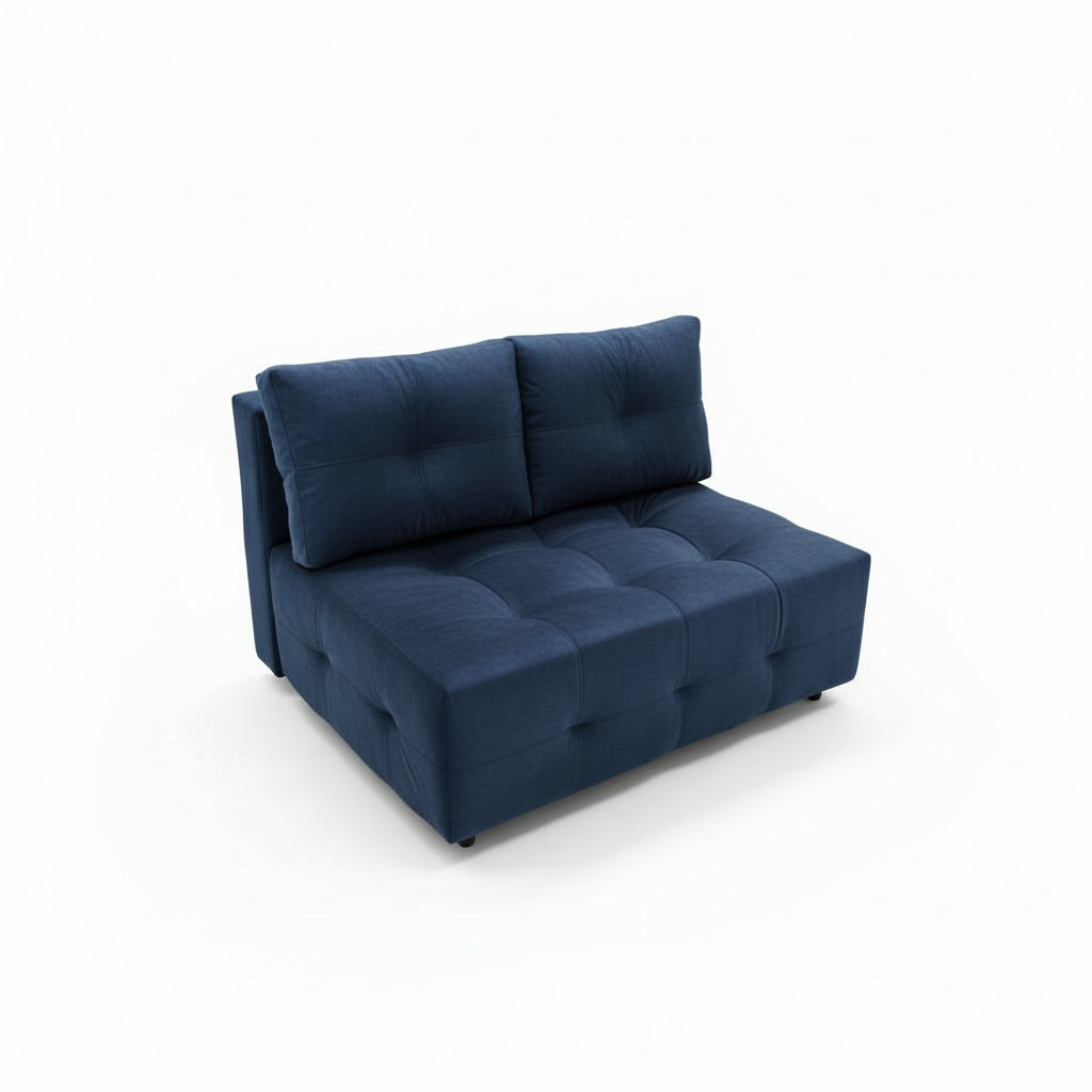 Мини-диван раскладной Modern Style "Марс", велюр, прямой, без боковин, трехсекционный механизм