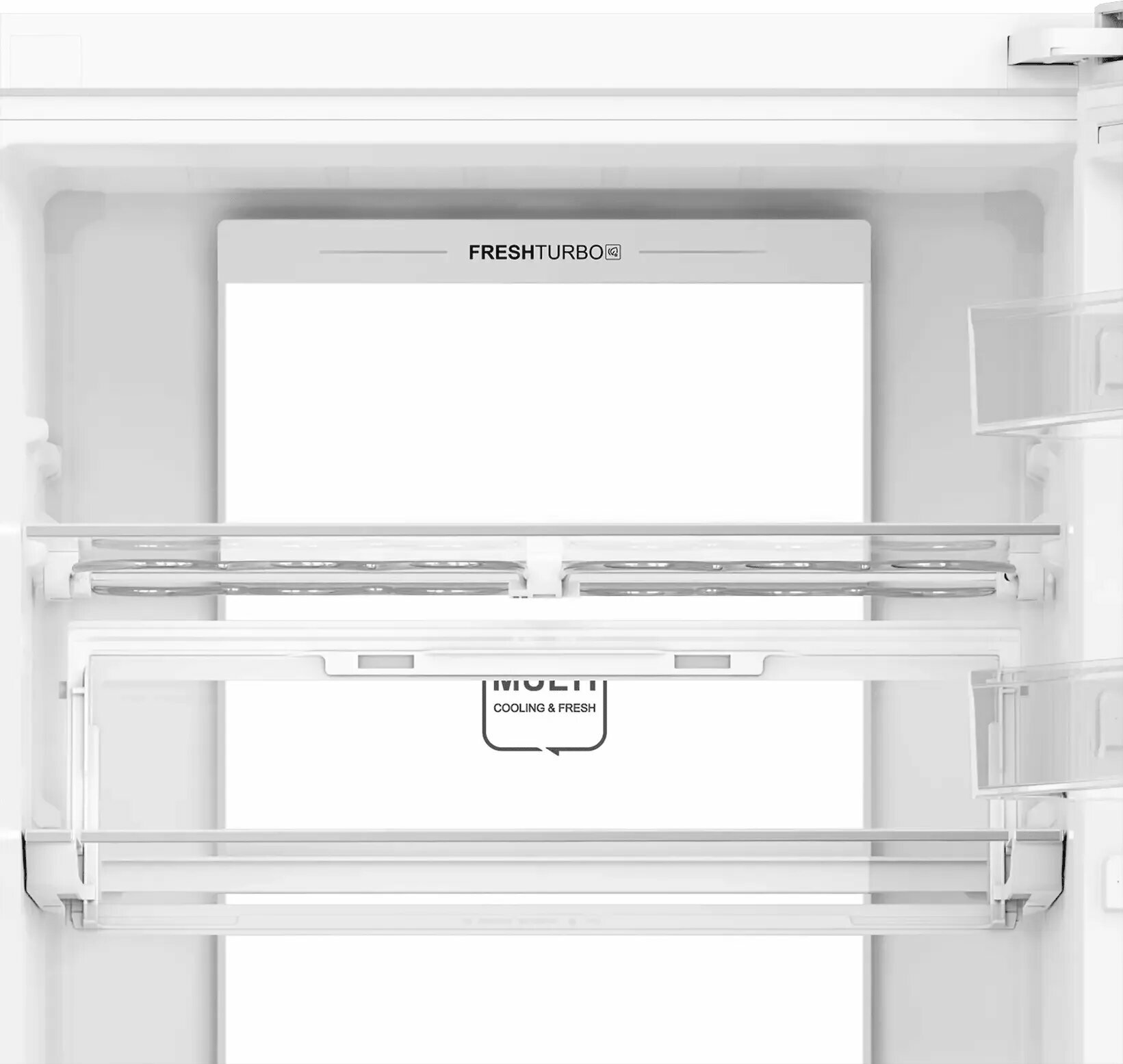 Двухкамерный холодильник Haier C4F744CWGU1, белый, Total No Frost, инверторный компрессор — фото 1