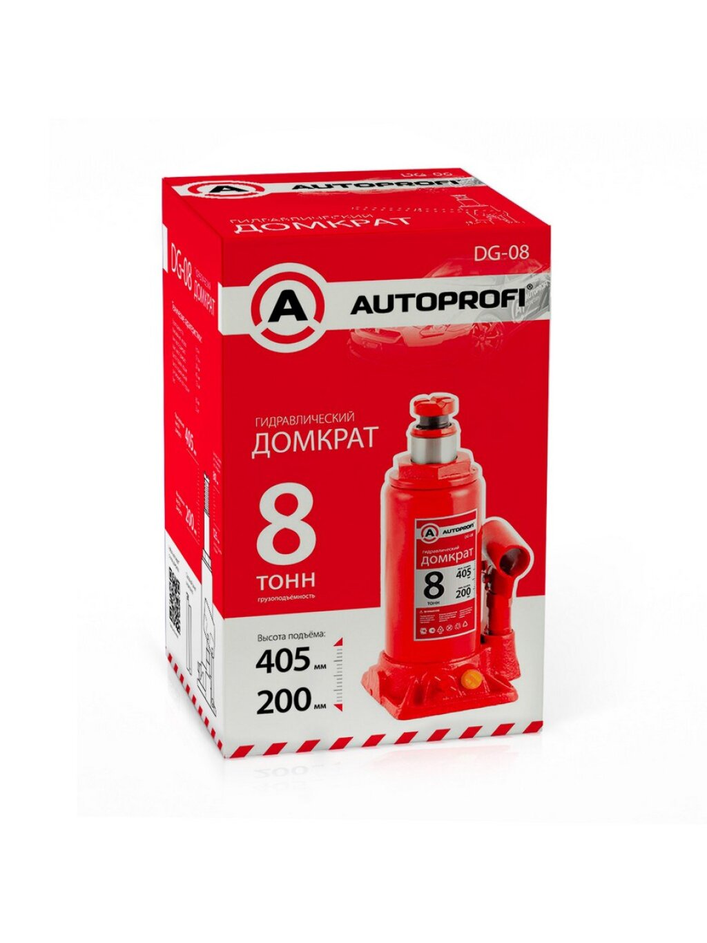 Домкрат бутылочный 8 т. Autoprofi 200-405 мм