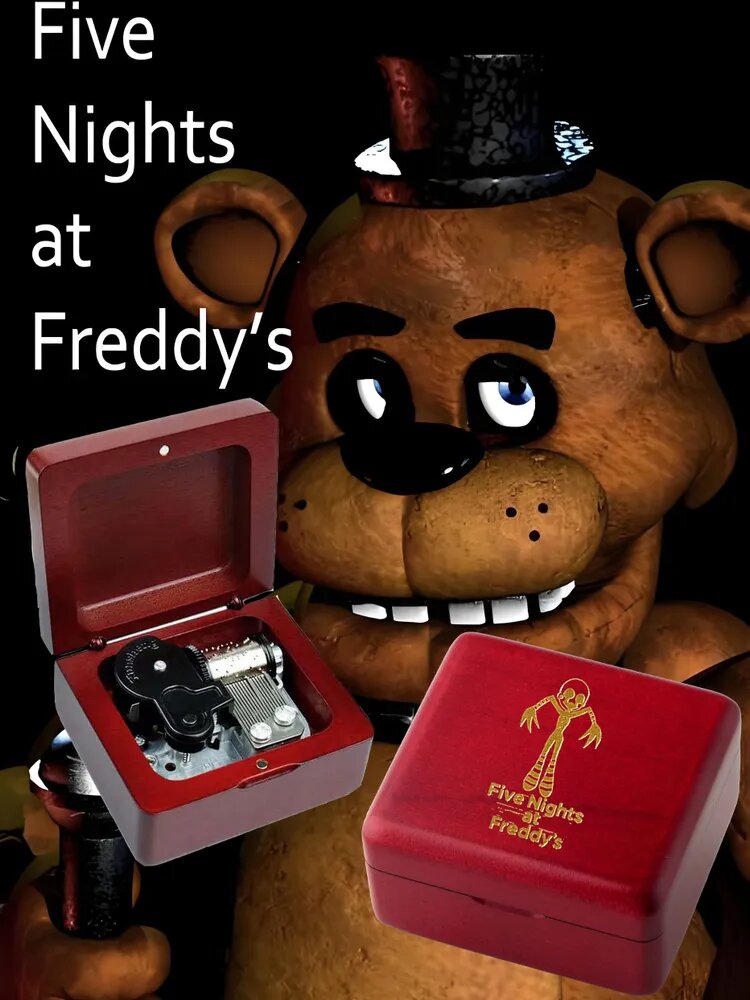 Тема Фредди 5 ночей(Five Nights at Freddy's Theme) Музыкальная коробка для друзей, детей, девочек, жен, родителей на Рождество, день рождения, подарки к празднику.