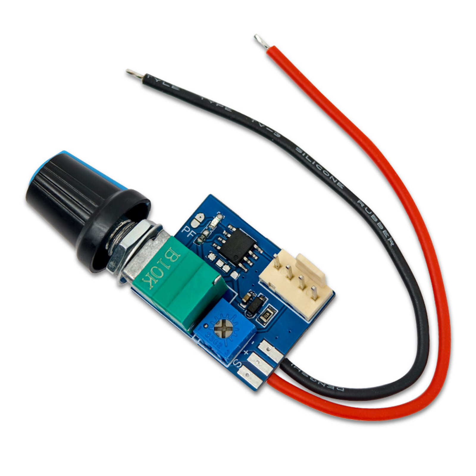 Модуль управления быстродействующий вентиль PWM 12V 4Pin c переключателями из ABS