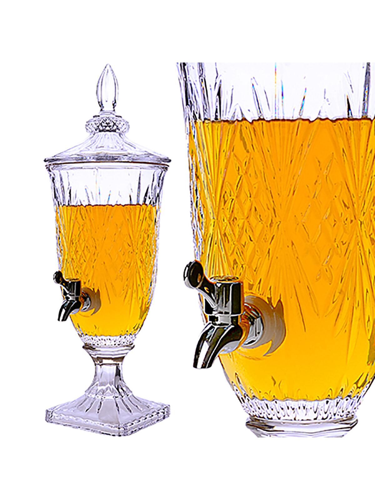 Лимонадница с краником Loraine, стекло, 1,8 л