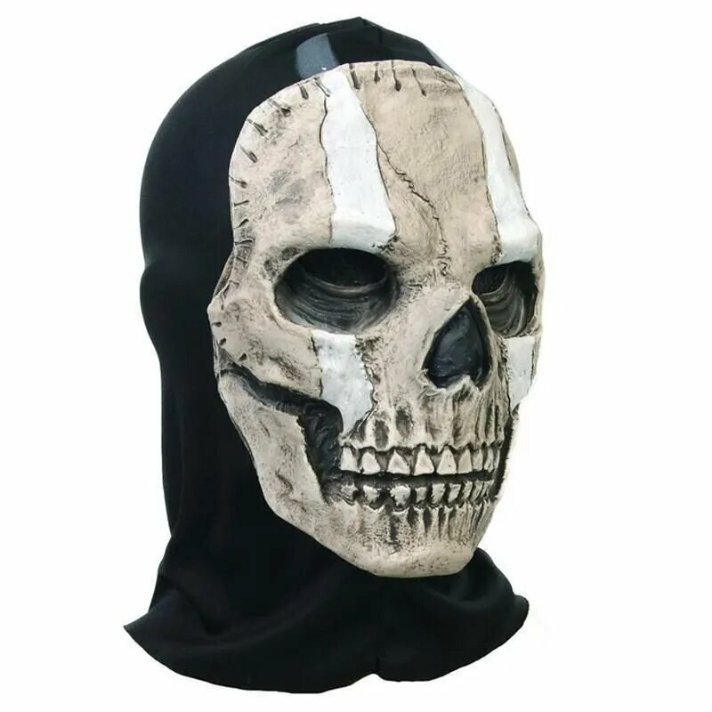 Балаклава-маска Череп Гоуст Ghost из Call of Duty "череп и призрак", маска для шлема