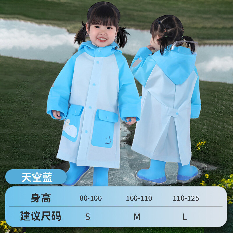 Детский дождевик для мальчиков и девочек, специальный для начальной школы и детского сада, новый мультяшный дождевик для малышей 2025 года