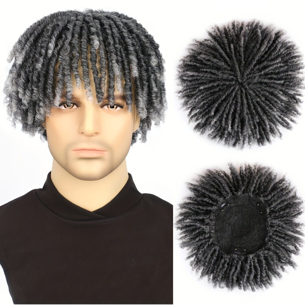 ⭐6-дюймовые синтетические дреды для волос, парик афро/кучерявый⭐