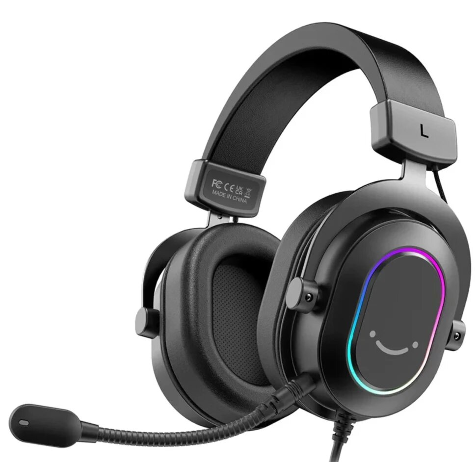 Проводные наушники FIFINE H6X черный, охватывающие, динамические