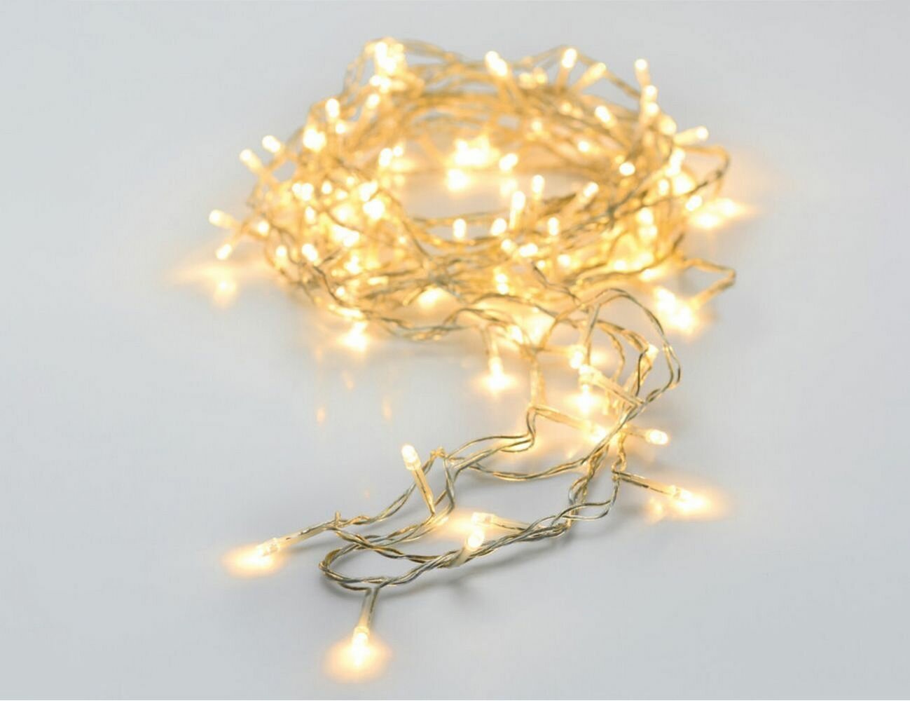 Светодиодная гирлянда Koopman Comfort, 240 тёплых белых LED-огней, 18+3 м, контроллер, таймер, прозрачный ПВХ, уличная, Koopman International AX8451840