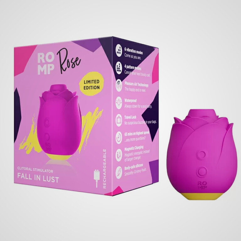 Бесконтактный клиторальный стимулятор Romp Suction Rose ROMP Romp Suction Rose Клиторальный стимулятор 1 шт