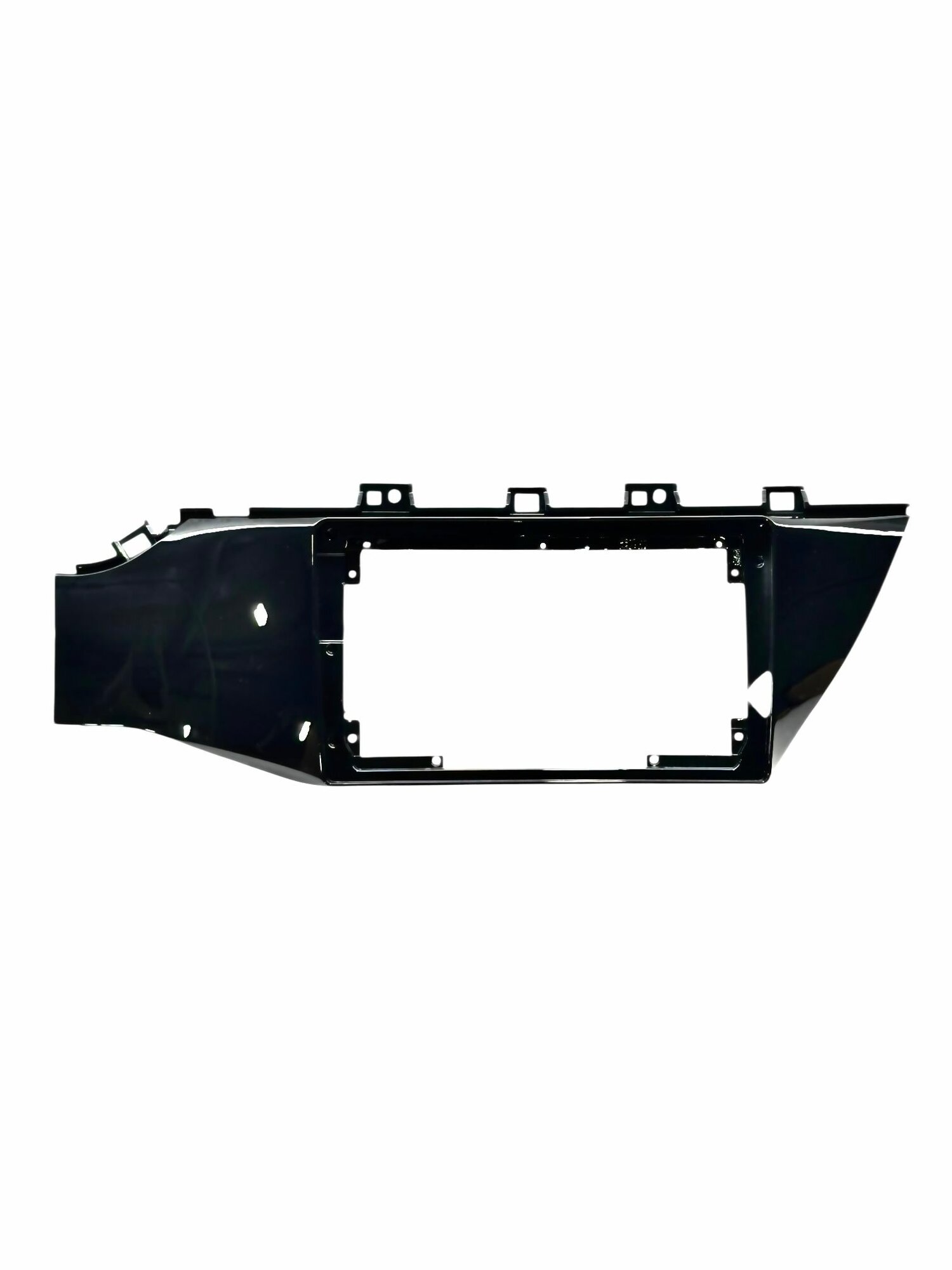 Переходная рамка для Kia Rio 4 2017-2019 9 дюймов, черный глянец (без кнопки)