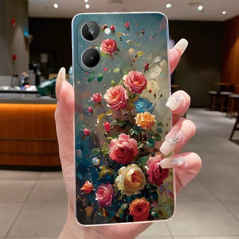 Чехол Realme 9i 4G Flower TPU-TPU326