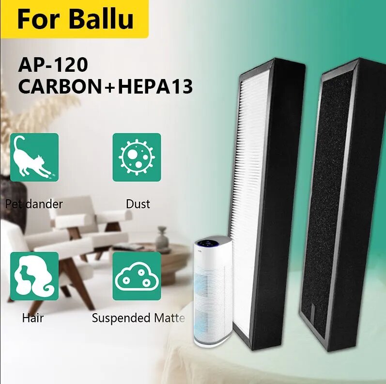 Комплект фильтров FPСH-120 (Pre-carbon + HEPA13) для очистителя воздуха Ballu AP-120