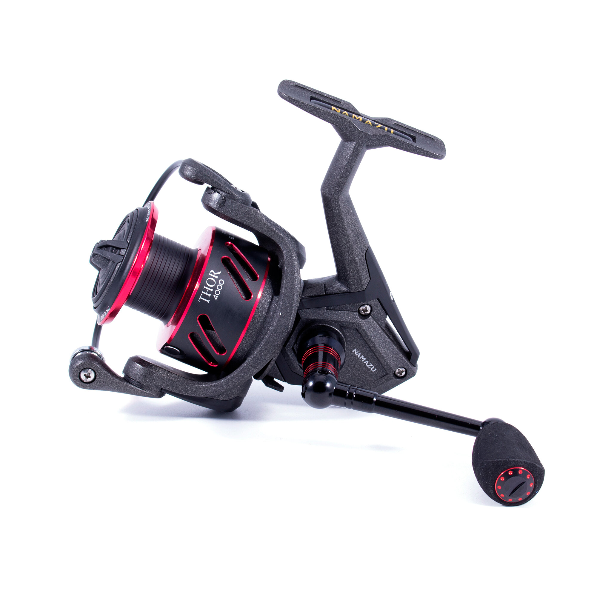 Катушка безынерционная Namazu Pro Thor TH4000, 8+1 подш, металлическая шпуля +пластиковая шпуля