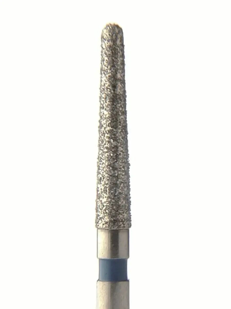 Бор алмазный 558F. FG.013, синий, 5 шт. Форма: конус