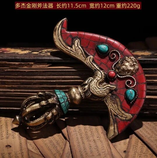 Античный тибетский медный инструмент Vajra