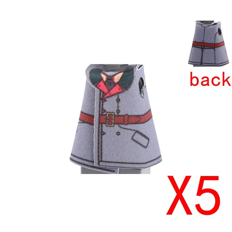 Конструктор BRICKPANDA "Советские солдаты" J106, Серый, B22-14-2-5pcs
