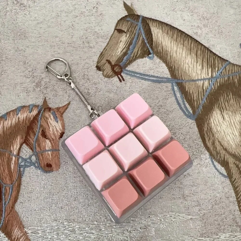 3/4/9 клавиш антистресс кнопка-кликер колпачок брелок для ключей на палец колпачки для клавиатуры игрушка DIY клавиатура-кликер игрушка для взрослых для облегчения