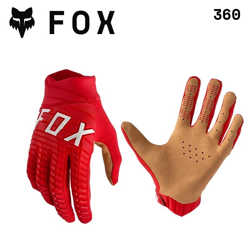 Перчатки Pawtector FOX Racing с улучшенным комфортом и контролем для внедорожных Красный, L, Red 1