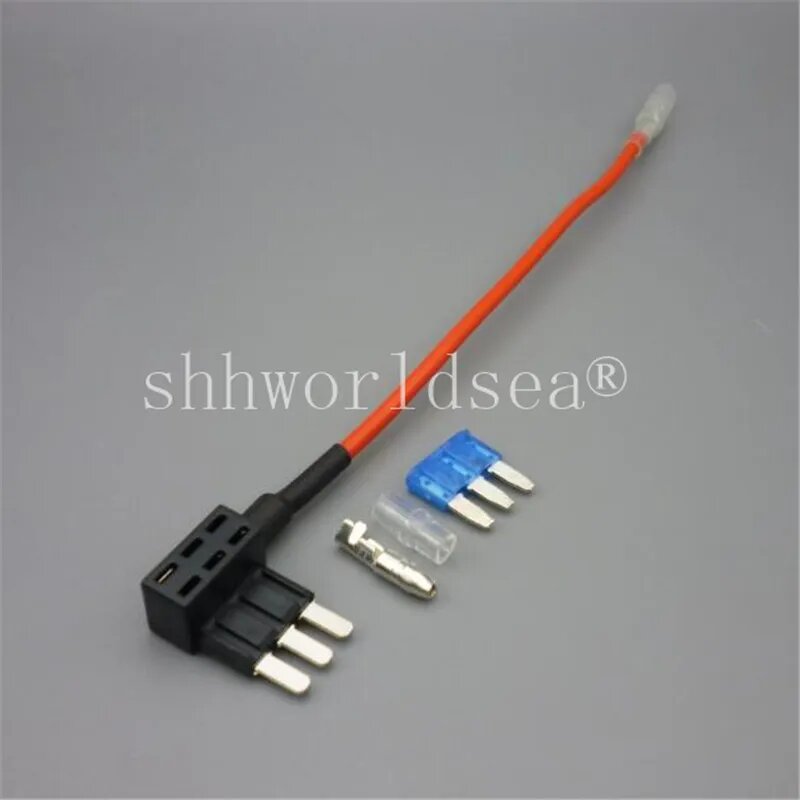 Shhworldsea 3-контактный высококачественный автомобильный предохранитель, автомобильный предохранитель для Ford Focus Mondeo для Dodge для JEEP 5A 7.5A 10A 15A 1pcs fuse tap