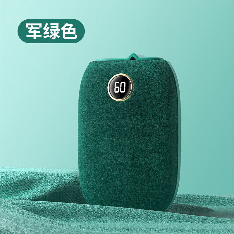 Популярный за рубежом USB-плюшевый грелка для рук и пауэрбанк 2-в-1, миниатюрный портативный электрический обогреватель для подарков.