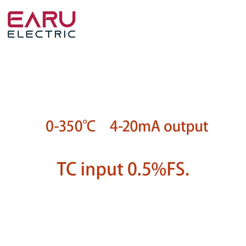 Термопередатчик температуры EARUELECTRIC K J PT100 4-20 mA 0-350 TC input 0.5