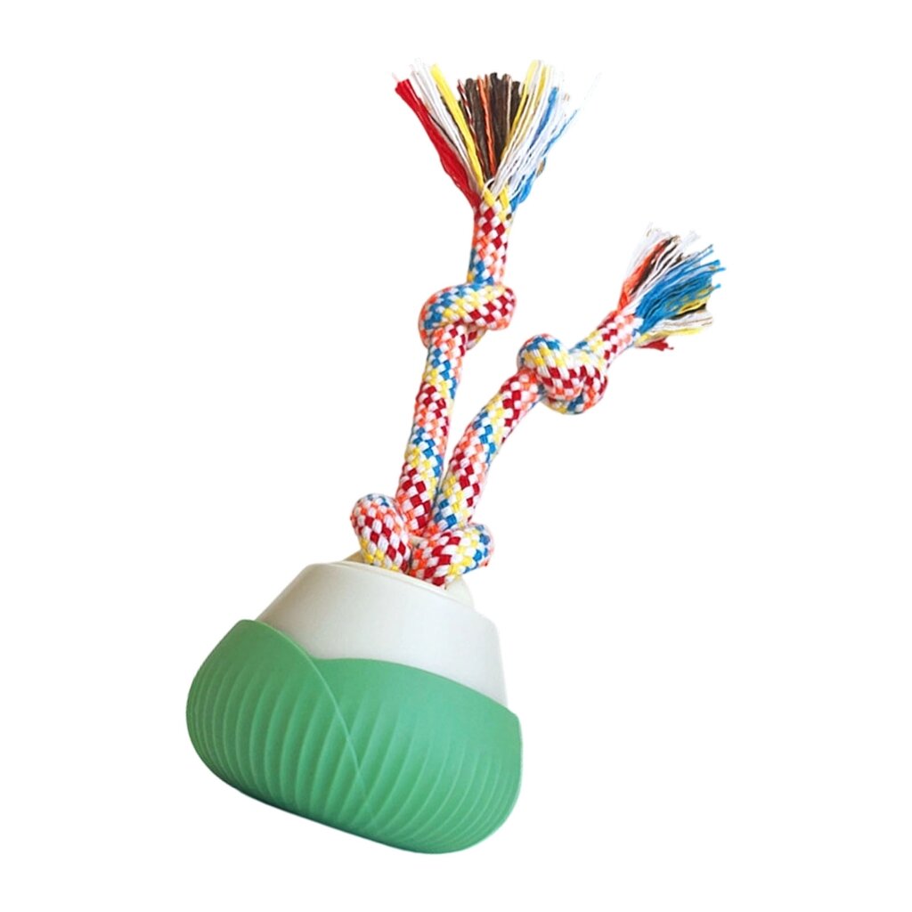 500 мАч Набор забавных кошачьих шариков для домашних животных smart cat toy с автоматическим вращением-Изумрудно-зеленый