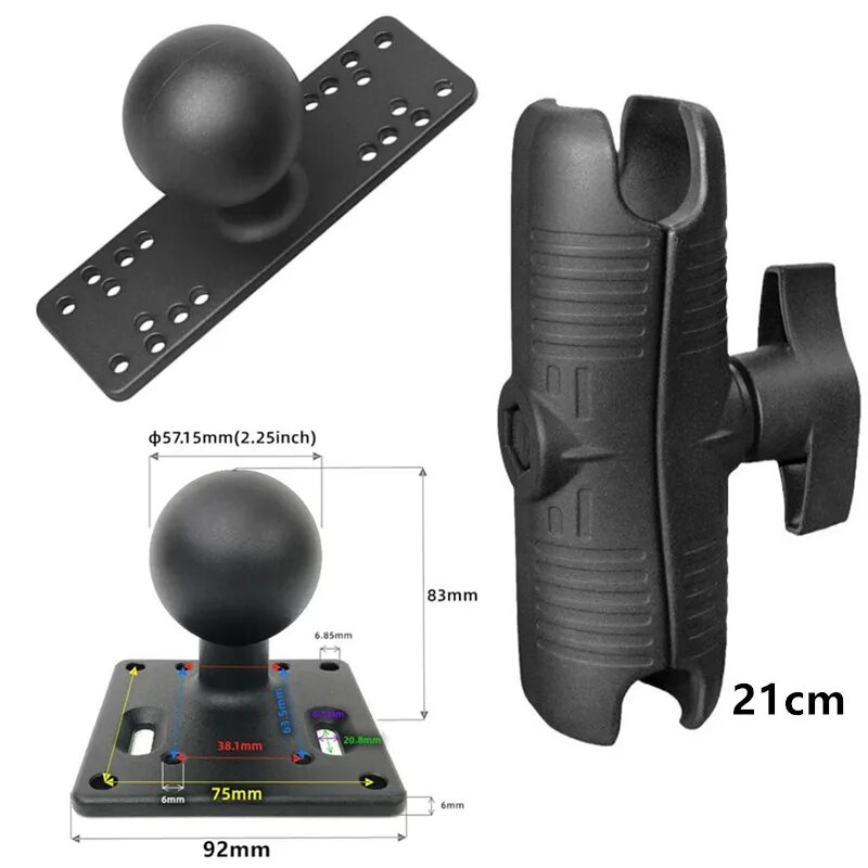 Крепление для эхолота Ram Mount 2,25 дюйма алюминиевое